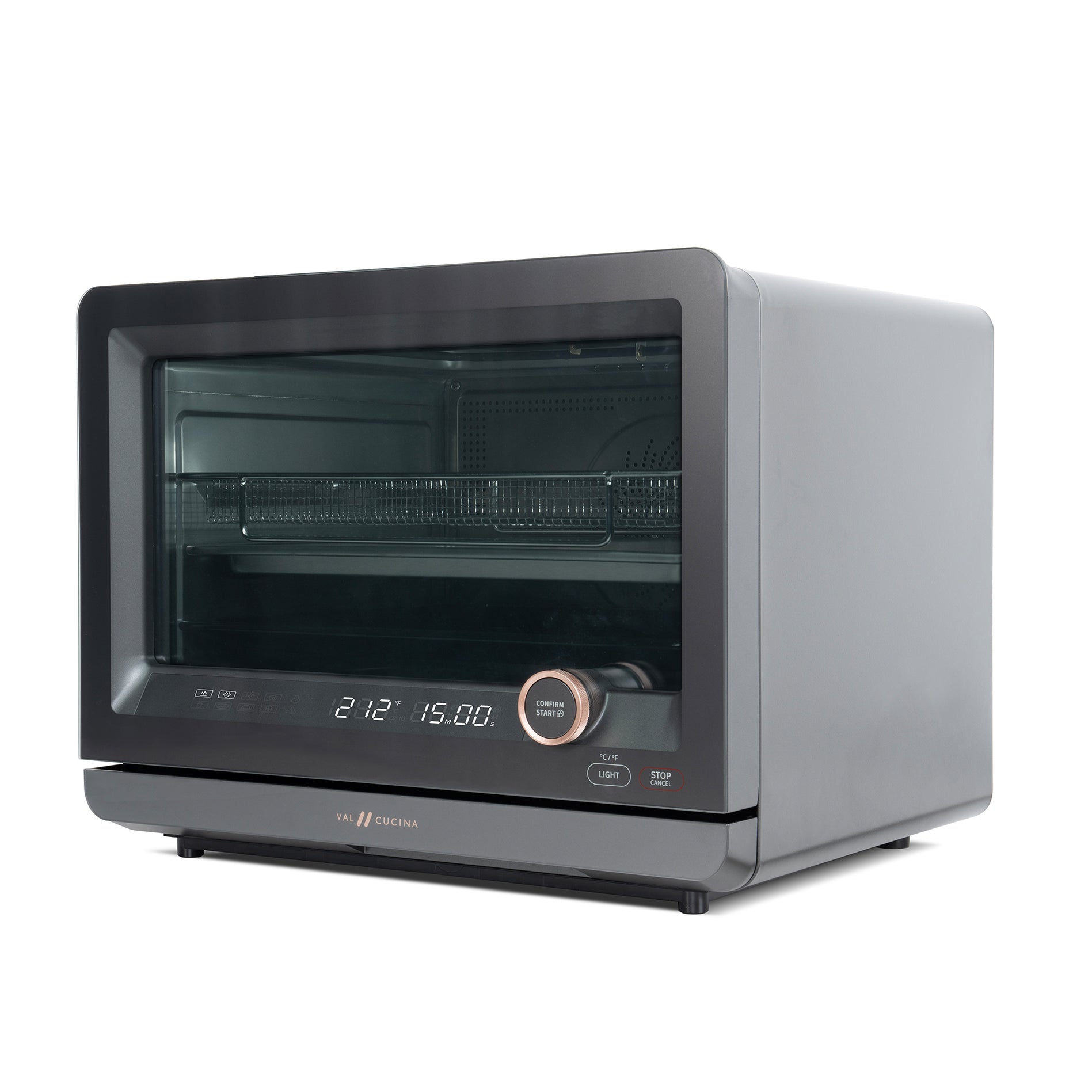 Val Cucina Milan Series 7-in-1 Steam Convection Oven – Matte Black Fin