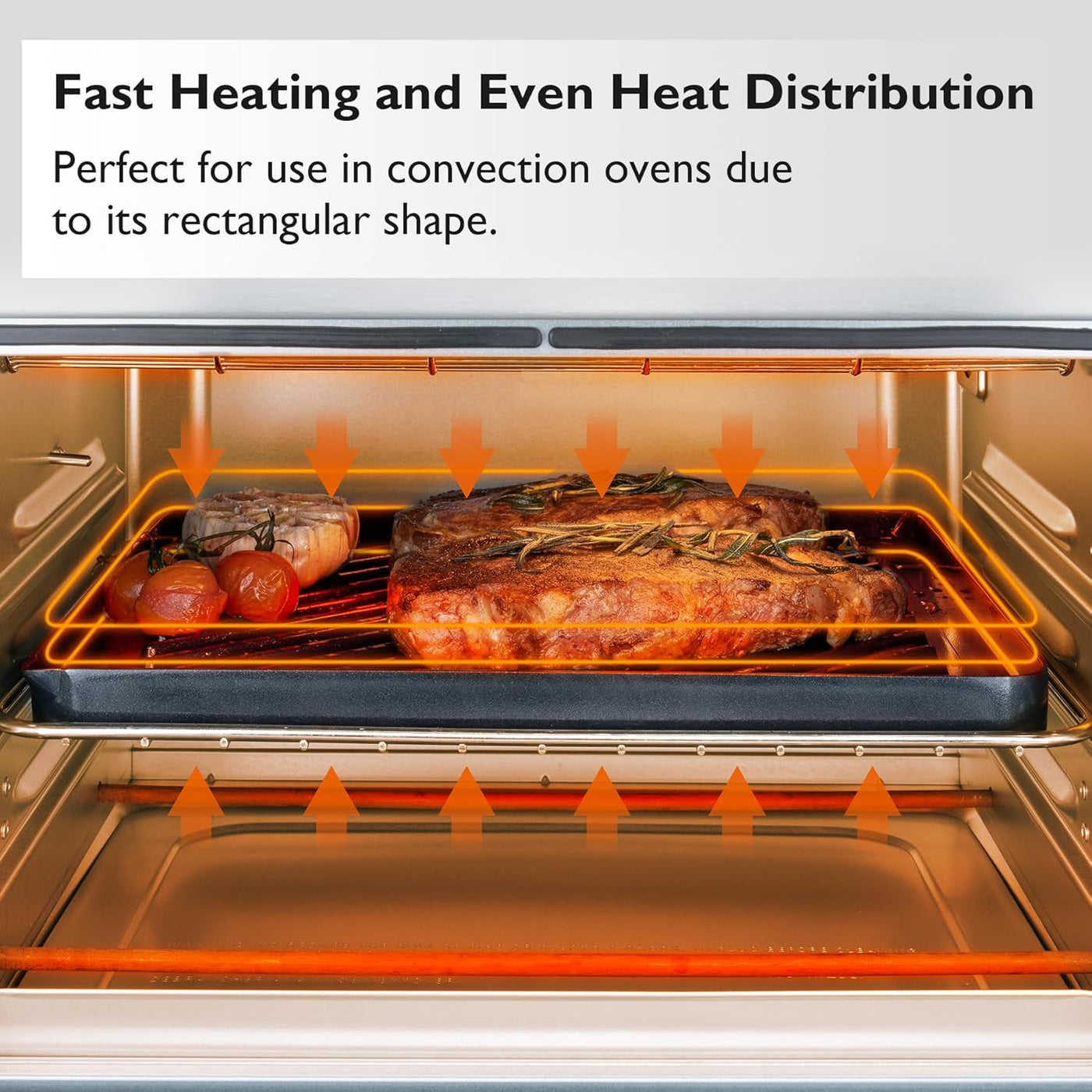 Val Cucina Reversible Grill Griddle Plate – 2-in-1 Cooking Surface