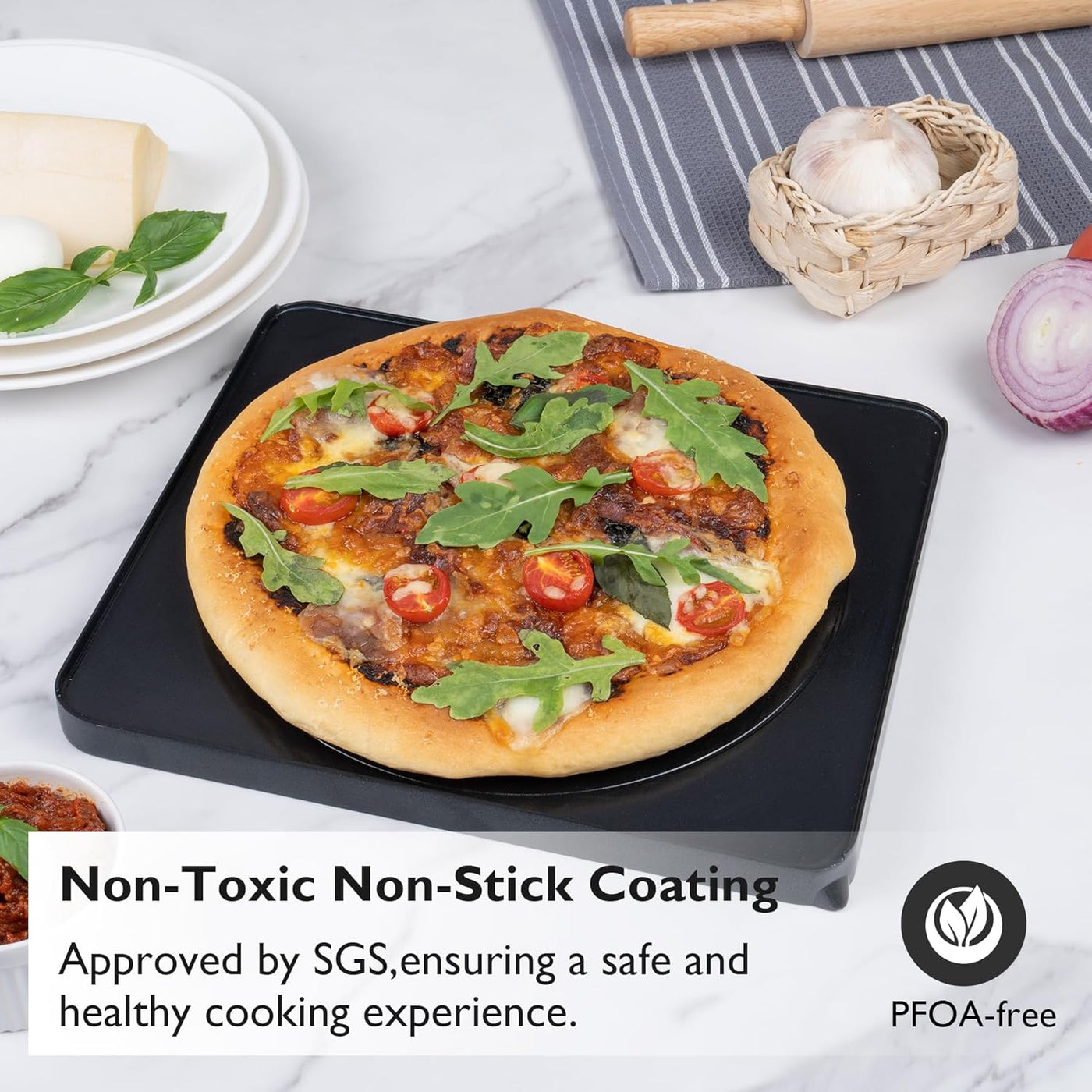 Val Cucina Reversible Grill Griddle Plate – 2-in-1 Cooking Surface